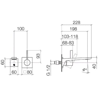 Dornbracht CL.1 Waschtisch-Einhandbatterie 36860705-00 - MEGABAD