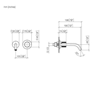 Dornbracht Meta PURE Waschtisch-Wand-Einhandbatterie 36860664-00 - MEGABAD