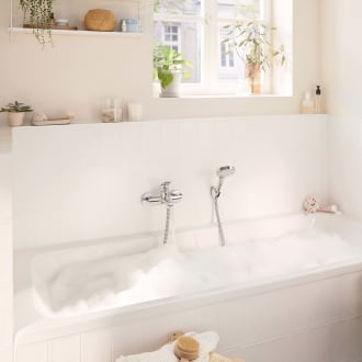 hansgrohe Rebris S Einhebel-Wannenarmatur Aufputz 72440000 - MEGABAD