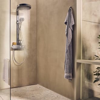 hansgrohe Rainfinity Schowerpipe 360 1jet mit ShowerTablet 350 - MEGABAD