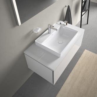 Duravit DuraSquare Aufsatzbecken mit Hahnloch 60 x 47 cm 2354600041 ...