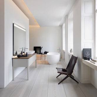 Duravit Luv Badewanne freistehend 180 x 85 cm, mit Überlauf ...