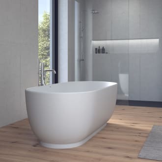 Duravit Luv Badewanne freistehend 180 x 85 cm, mit Überlauf ...