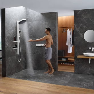 hansgrohe Rainfinity Kopfbrause 250 1jet EcoSmart mit Wandanschluss ...