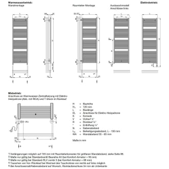 Zehnder Toga TGC-070-050 Badheizkörper ZT100250CR00000 - MEGABAD