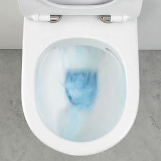 Kronenbach Tube Wand-WC-Set spülrandlos inkl. WC-Sitz wrapover - MEGABAD