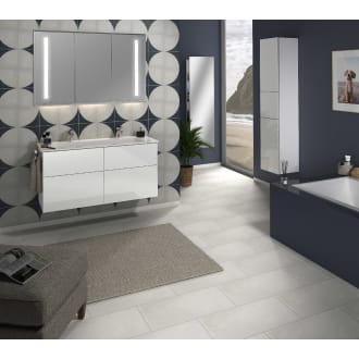 Sanipa 3way Kombination mit Keramik-Doppelwaschtisch Design 120 cm, 4 ...