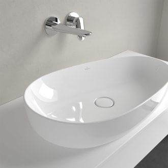 Villeroy & Boch Antao Aufsatzwaschbecken 65 x 40 cm, ohne Überlauf, ungeschliffen - MEGABAD