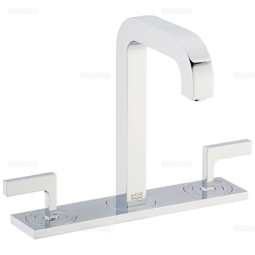 AXOR Citterio 3-Loch Waschtischarmatur mit Hebelgriffen 39136000 - MEGABAD