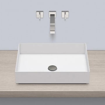 Alape Metaphor Aufsatzbecken AB.ME500, rechteckig 50 x 37,5 cm ...