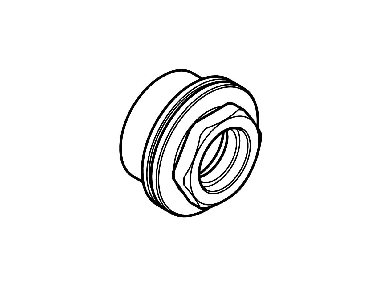 Dornbracht Verlängerung 2 cm, 1287097090 - MEGABAD
