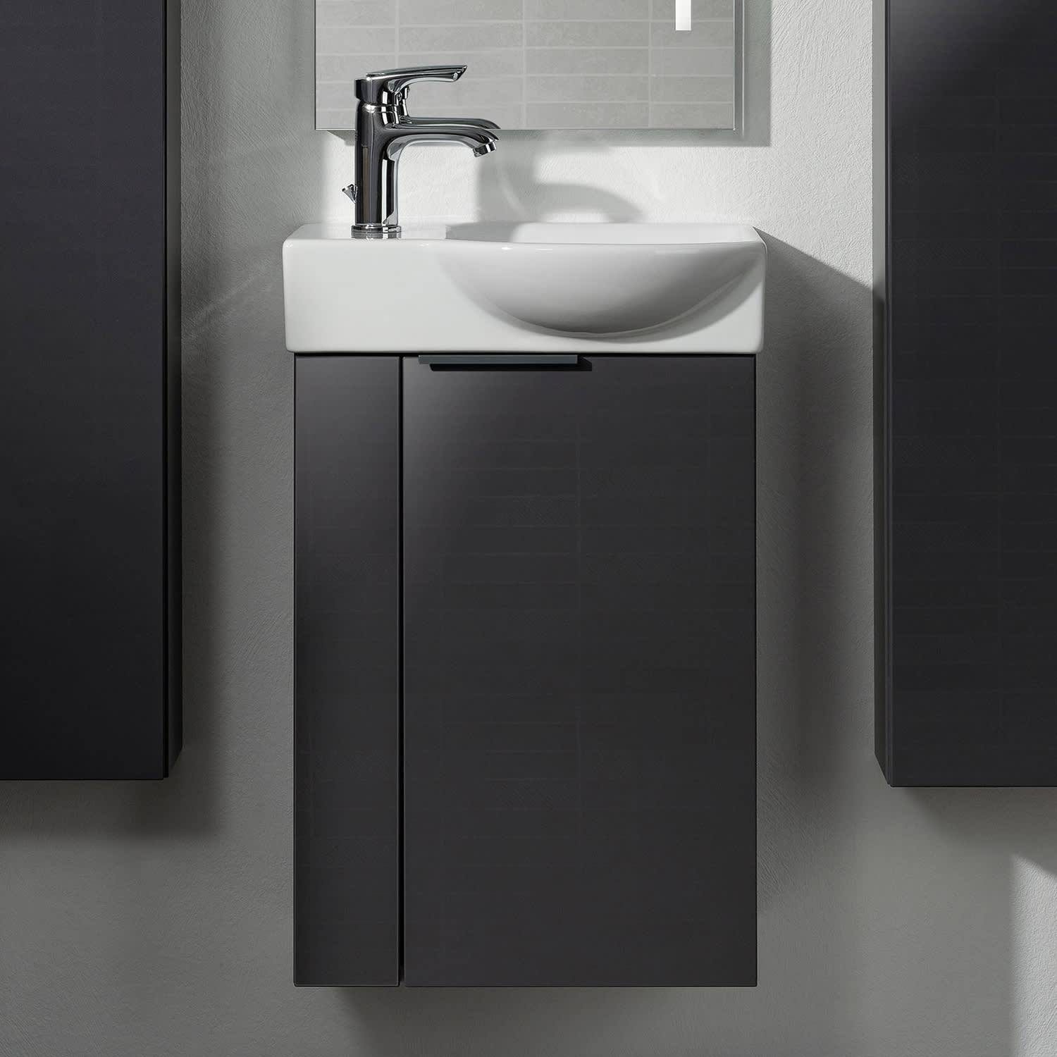 Fackelmann SBC Waschtischunterschrank 44 cm mit 1 Tür, Anschlag rechts ...