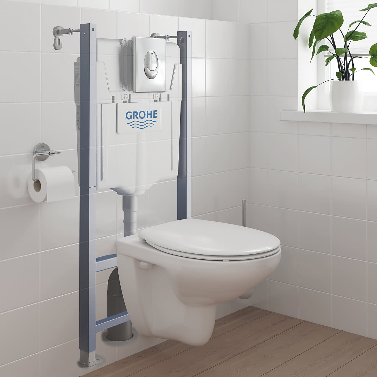 GROHE Solido 5 in 1-Set für Wand-WC, Bauhöhe 113,5 cm 39888000 - MEGABAD