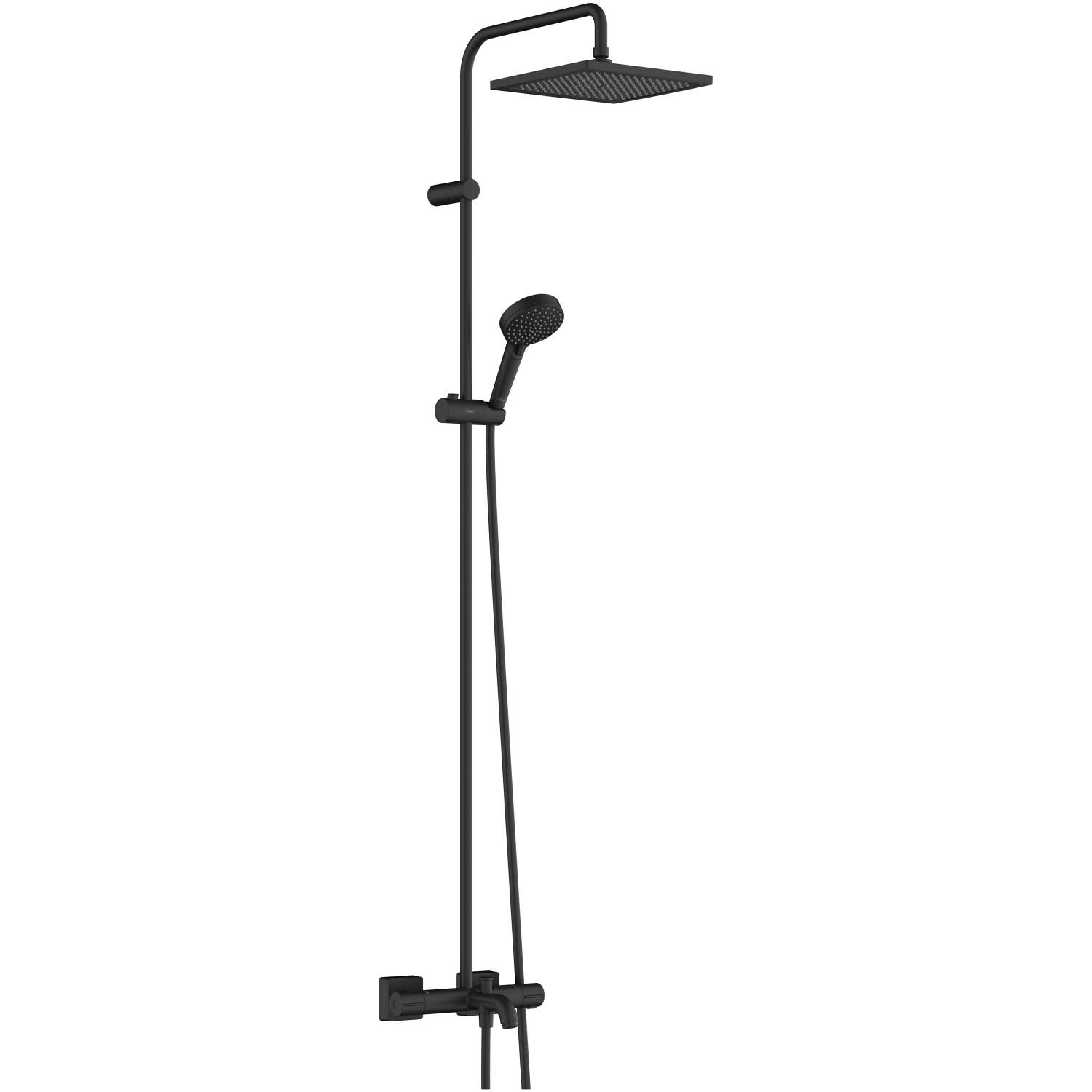 hansgrohe Vernis Shape Duschsystem 240 1 Strahlart mit Wannenthermostat ...