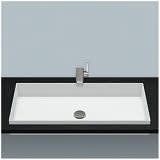 Alape Metaphor Einbaubecken EB.ME750, rechteckig 75 x 37,5 cm ...