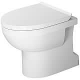 Duravit No. 1 Stand-WC Rimless, Abgang senkrecht 2184010000 - MEGABAD