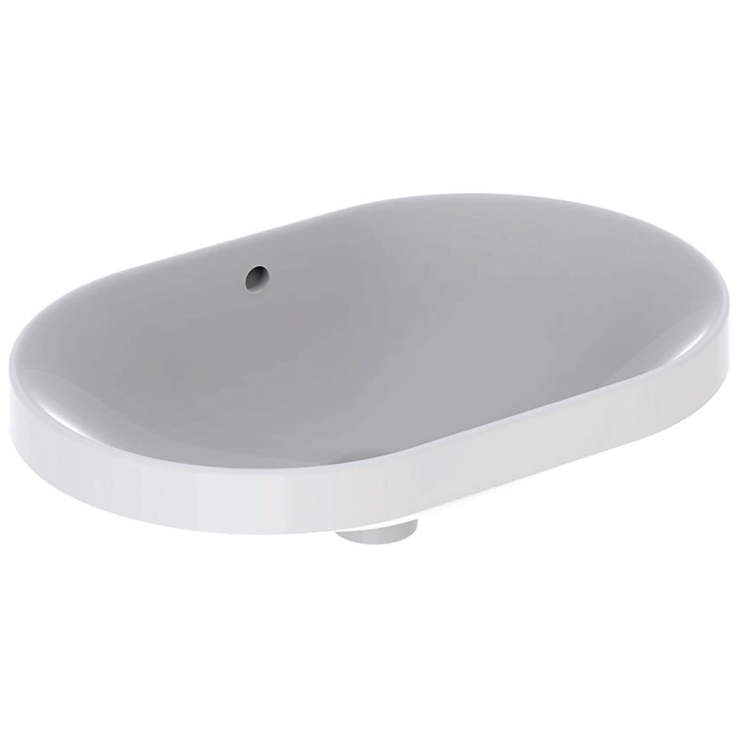 Geberit VariForm Einbauwaschtisch, elliptisch 500.729.01.2 - MEGABAD