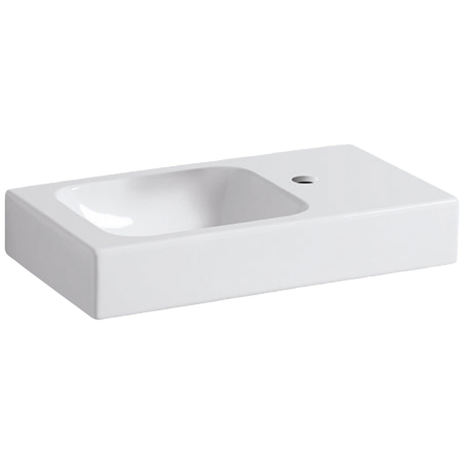 Geberit iCon Handwaschbecken 53 cm mit Ablagefläche rechts 124053000 ...