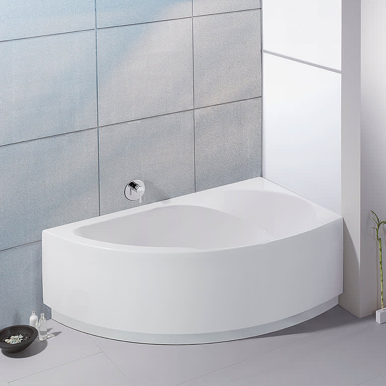 Hoesch Spectra Eck-Badewanne 170 x 100 cm rechte Ausführung mit 4 LED ...