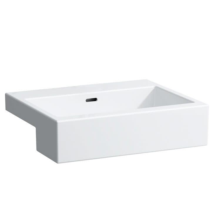 LAUFEN Living City Halbeinbauwaschtisch 55 cm mit Überlauf, ohne ...