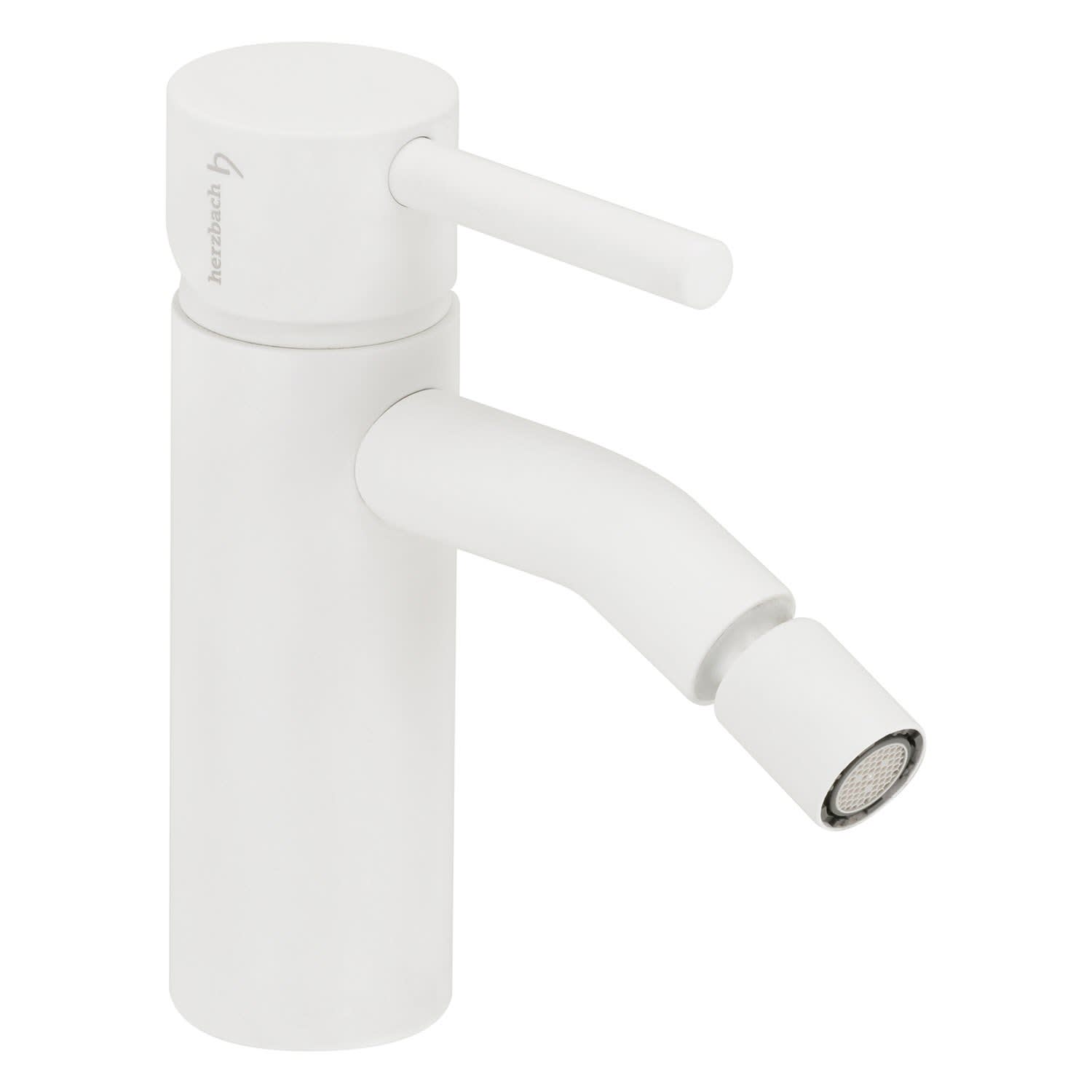 Herzbach DEEP WHITE Bidet-Einlochbatterie ohne Ablaufgarnitur - MEGABAD