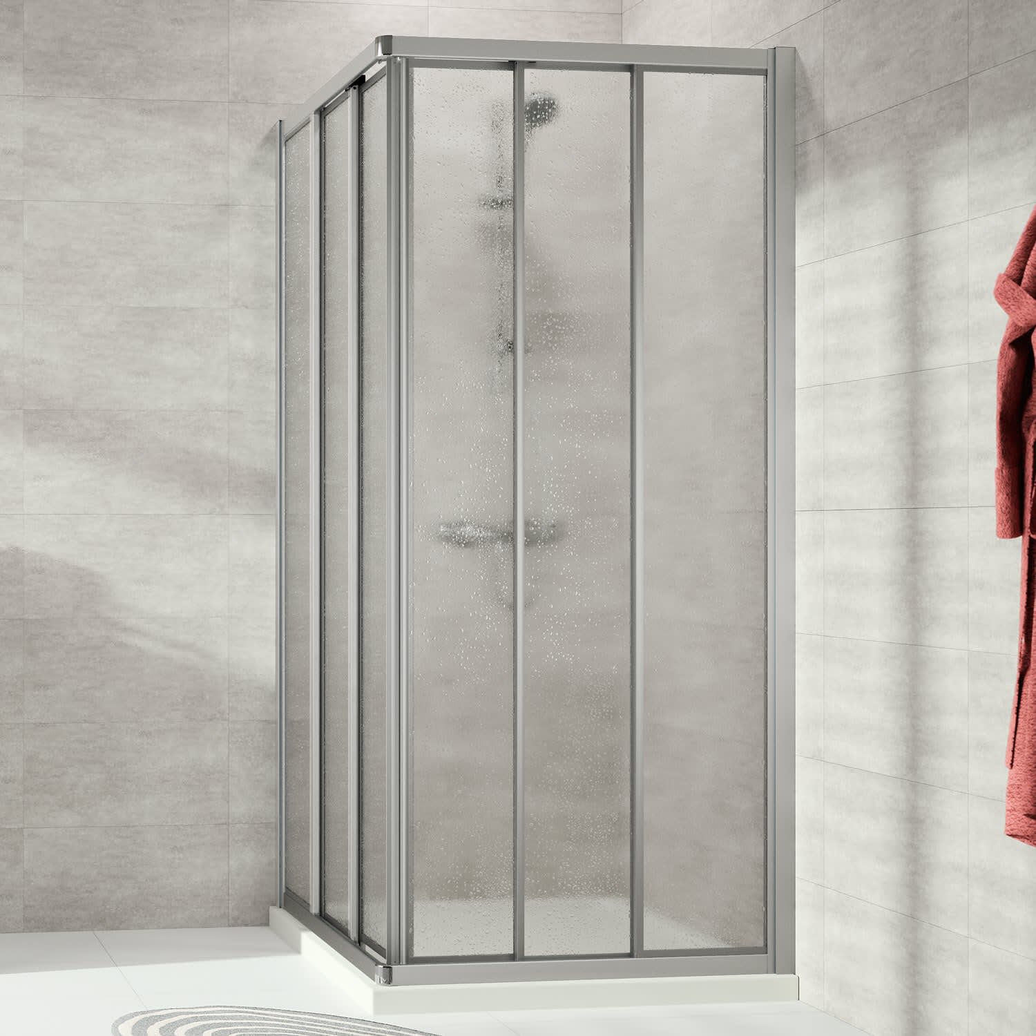 HÜPPE Alpha 2 VG Gleittüreckeinstieg 3-tlg., B: 100 H: 190 cm ...