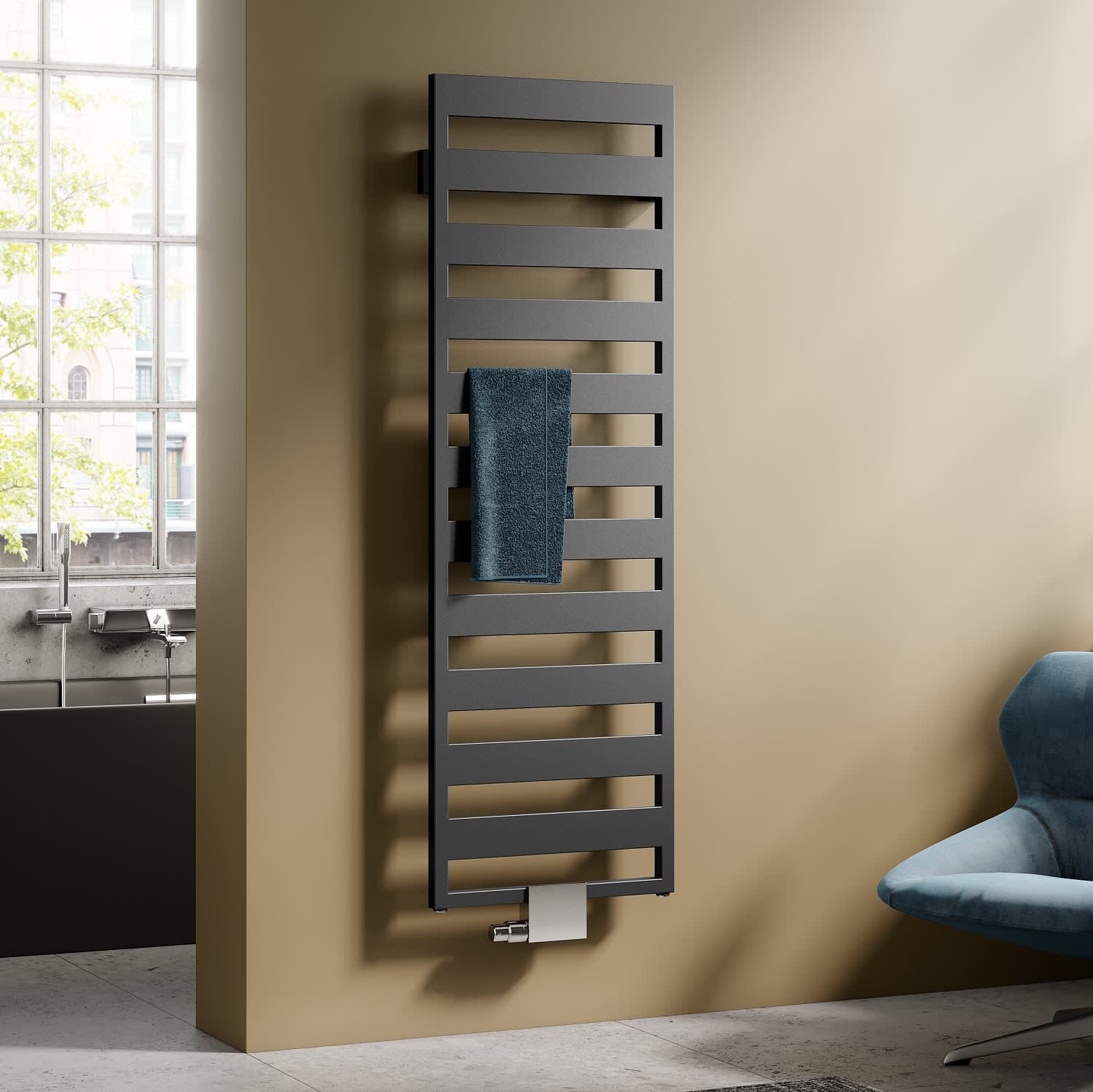 Kermi Casteo Badheizkörper 60 x 3 x 180,6 cm CTN1M1800602XXK - MEGABAD