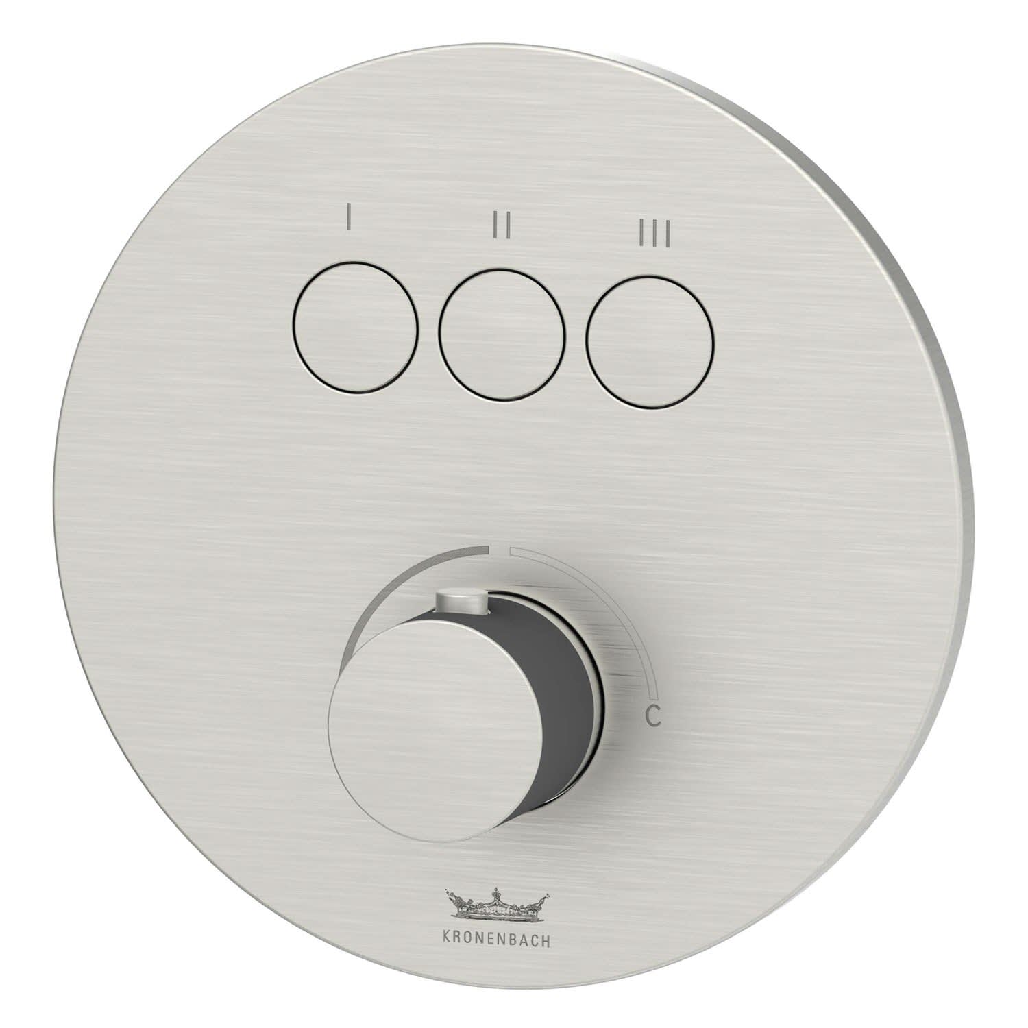 Kronenbach Smart Push Unterputz-Mischer für 3 Verbraucher, runde ...