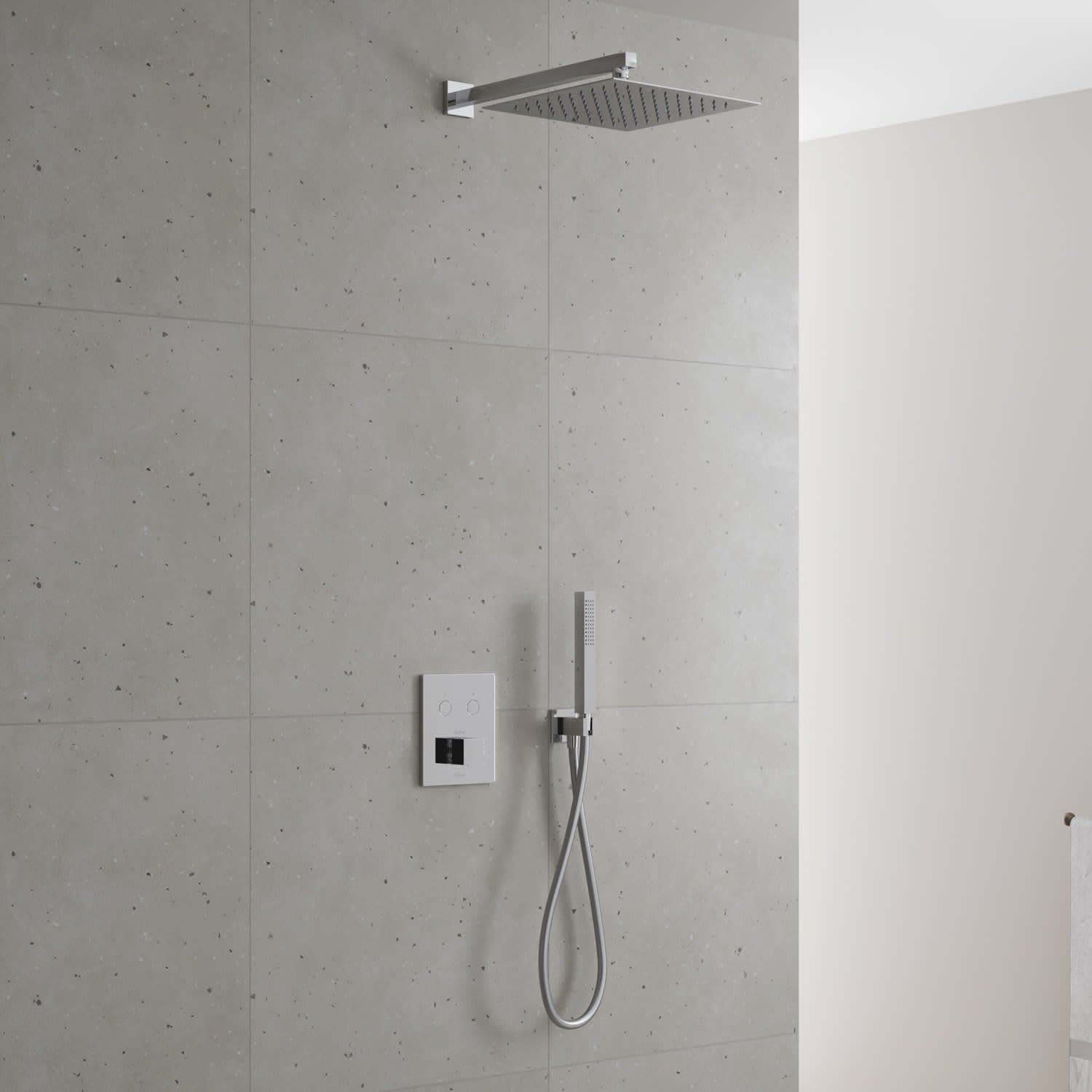 Kronenbach Quara 2.0 Duschsystem Unterputz mit Smart Push Thermostat ...