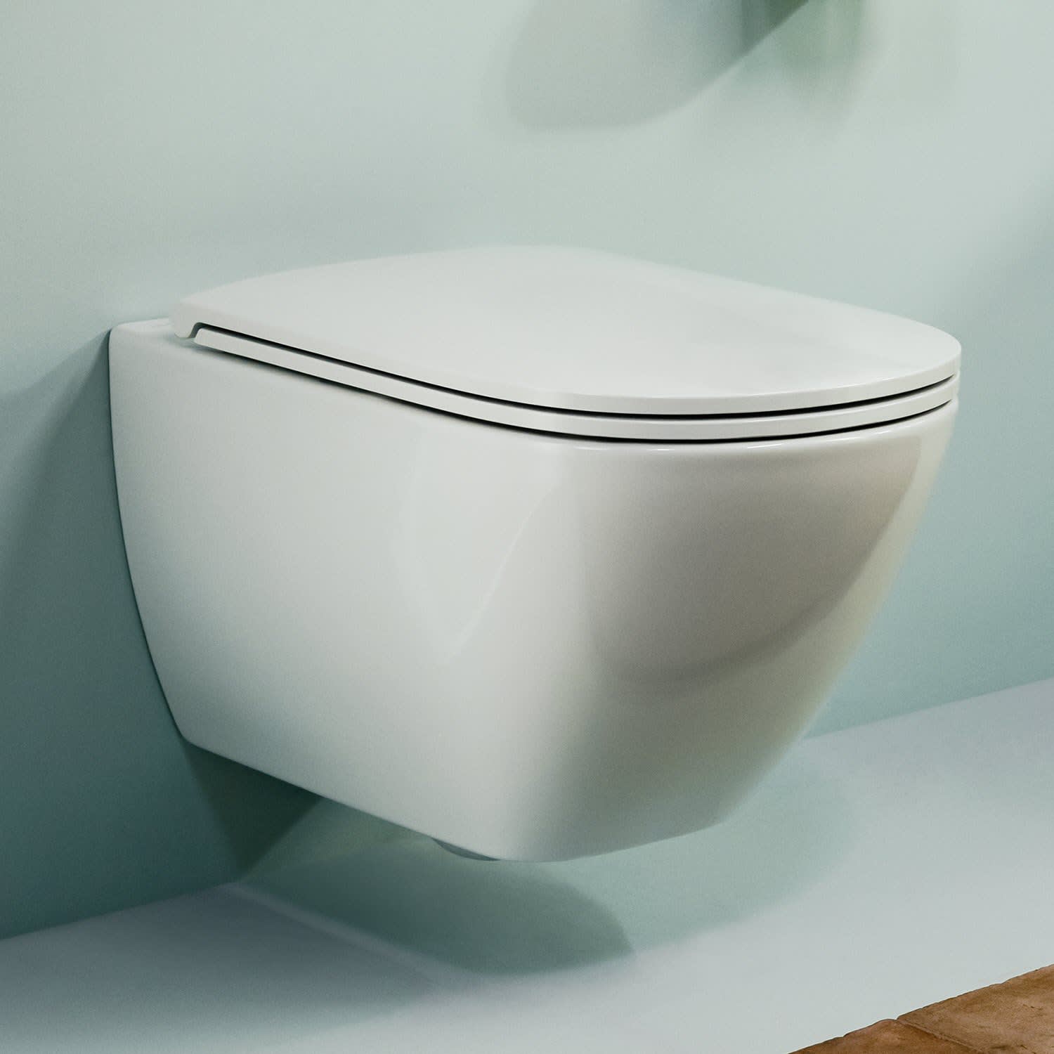 LAUFEN LUA Wand WC PACK mit Tiefspüler spülrandlos, WC Sitz inkl ...