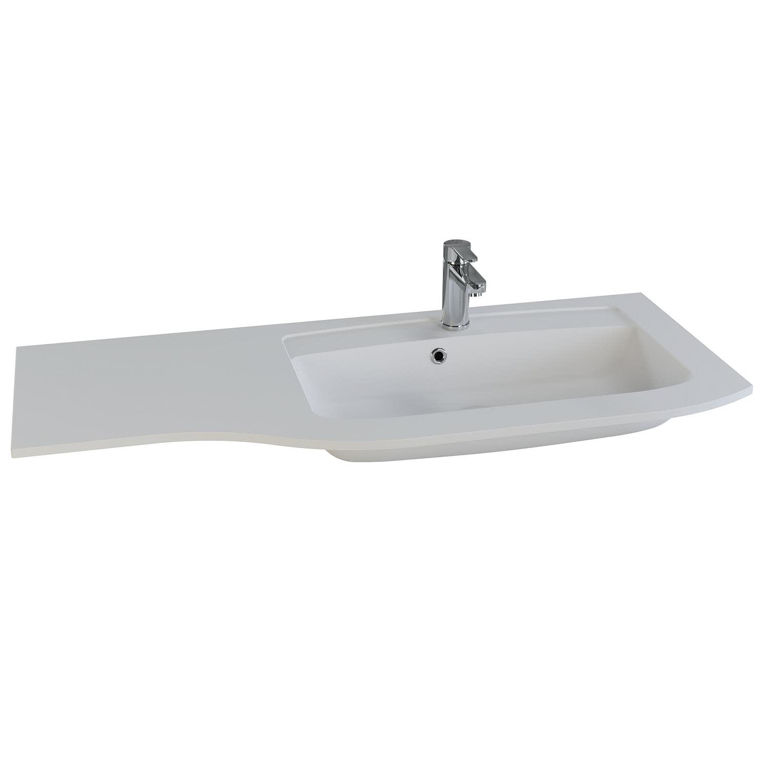 Pelipal Contea Mineralmarmorwaschtisch 120,7 cm Becken rechts ...
