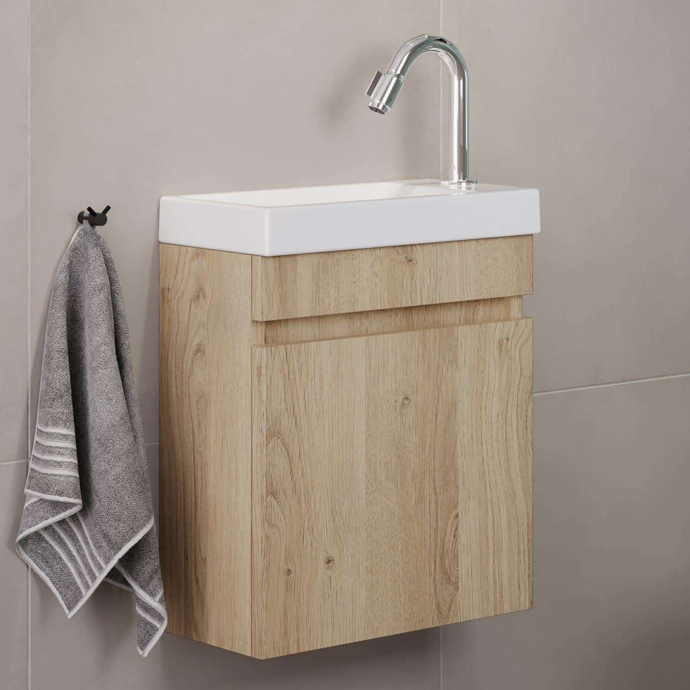 pianura Stella Waschtisch mit Unterschrank 40,5 cm - MEGABAD