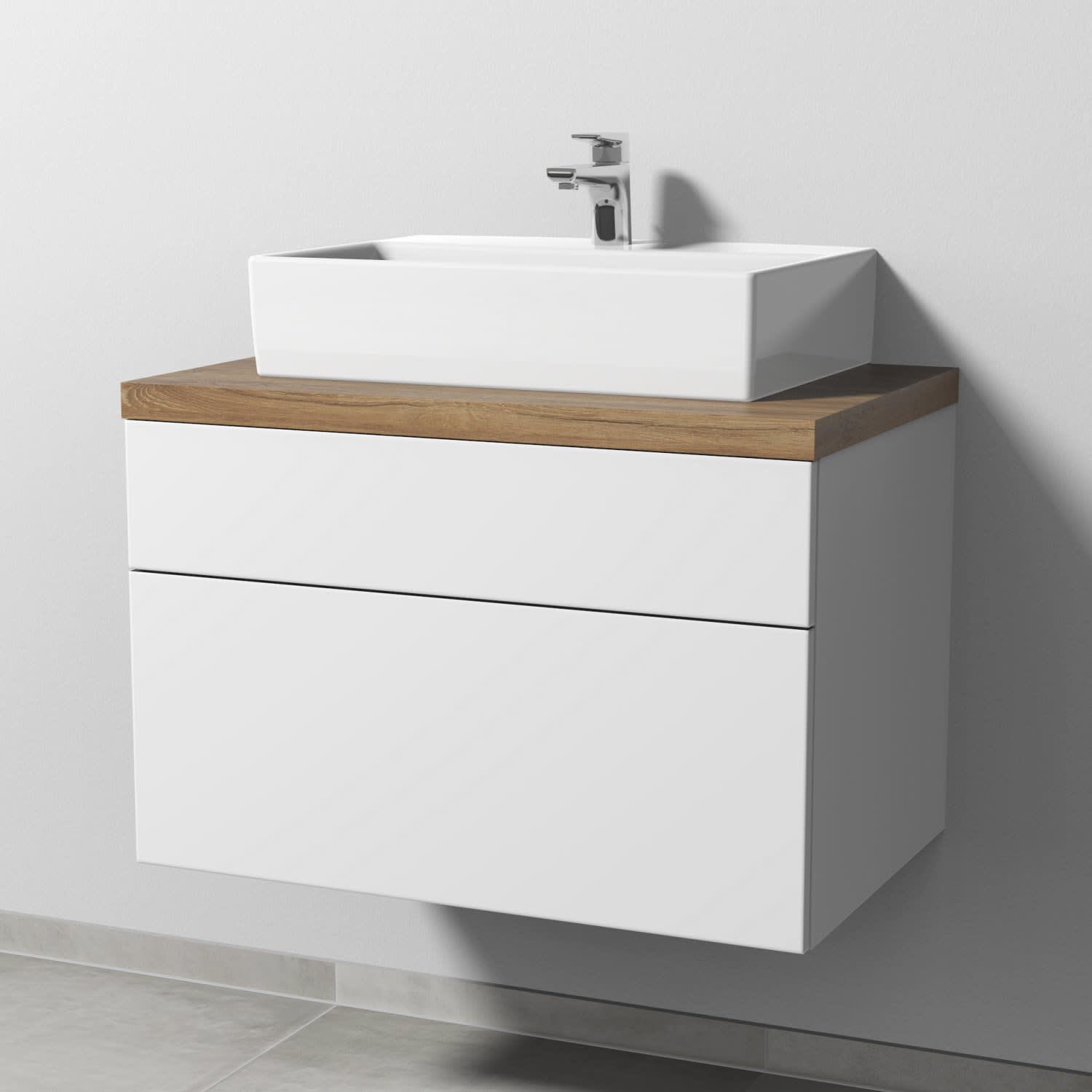 Sanipa 2morrow WT-Unterbau mit Konsole 80,4 cm für Keramik-WT Memento 2 ...