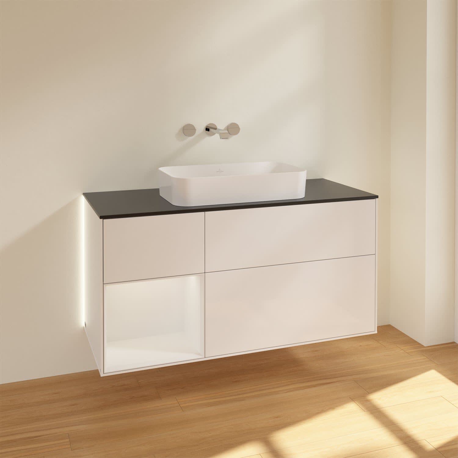 Villeroy & Boch Finion Waschtischunterschrank 120 cm mit Regalelement ...