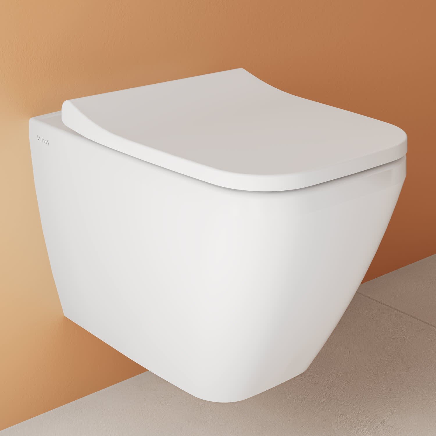 VitrA Integra Square Wand-WC Tiefspüler VitrA Flush 2.0 7082B003-0075 ...