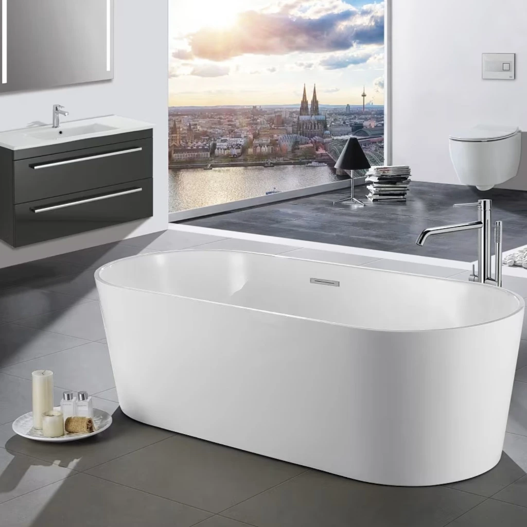 Bad Mit Freistehender Badewanne