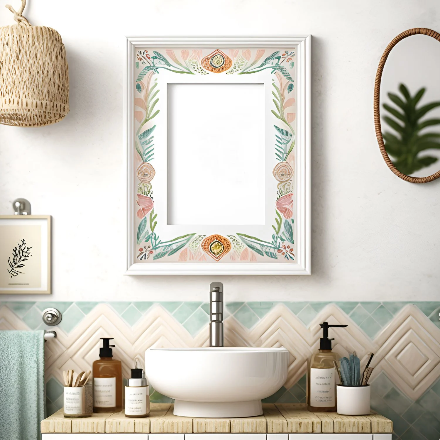 Boho-Badezimmer: Hier lebt die Kreativität